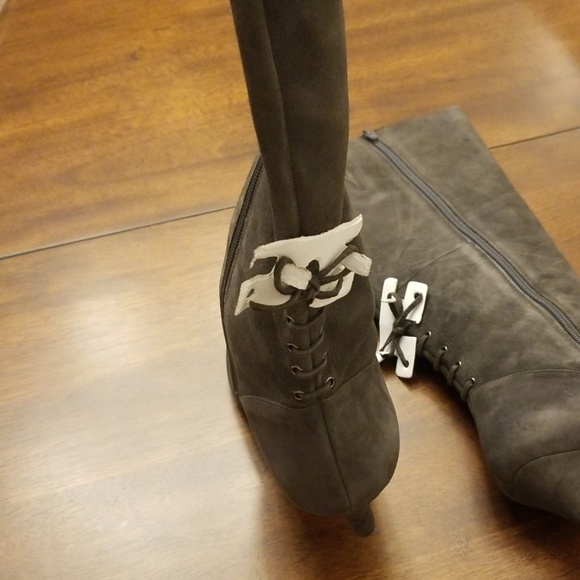 Naturalizer | Shoes | Gray Suede Boots Purchased From Dillards | Poshmark